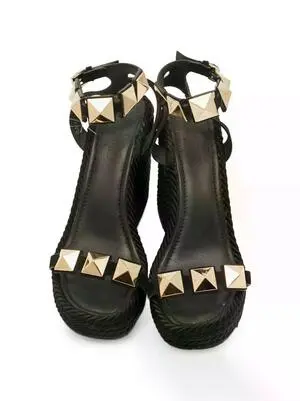 Valentino Garavani Roman Stud Wedge Espadrilles