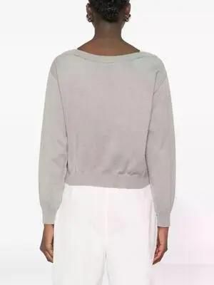 YCH V-neck Layered-effect Cardigan