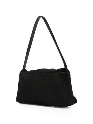 ROTATE BY BIRGER CHRISTENSEN Knotted Suede Shoulder Bag