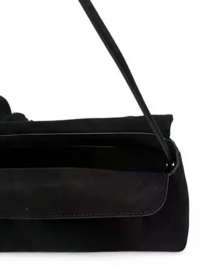 ROTATE BY BIRGER CHRISTENSEN Knotted Suede Shoulder Bag