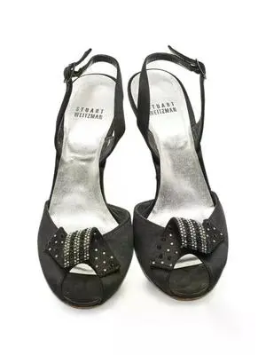 STUART WEITZMAN Embellished Slingback Sandals