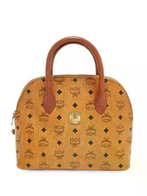 Mcm Heritage Visetos Tote Bag - Brown