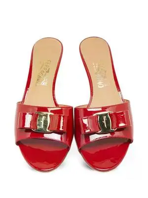 FERRAGAMO Vara Bow Heeled Sandals