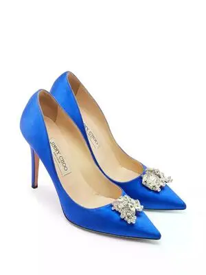 JIMMY CHOO Manda Crystal Embellished Pumps