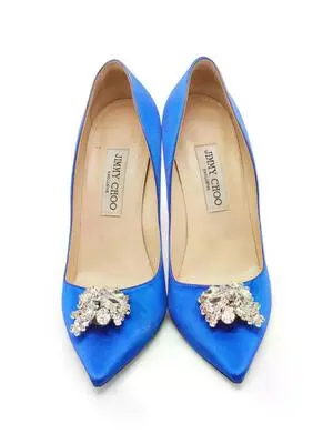 JIMMY CHOO Manda Crystal Embellished Pumps