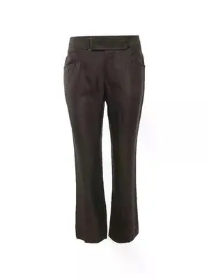 Gucci Silk Belted Trousers