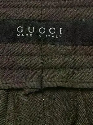 Gucci Silk Belted Trousers