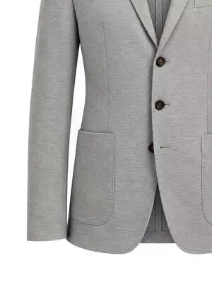 Eleventy Hooded Single-breasted Blazer