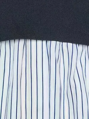 Victoria Beckham Striped Off-shoulder Top