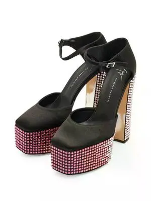 GIUSEPPE ZANOTTI Embellished Platform Pumps