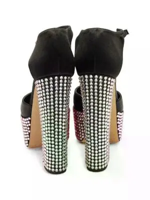 GIUSEPPE ZANOTTI Embellished Platform Pumps