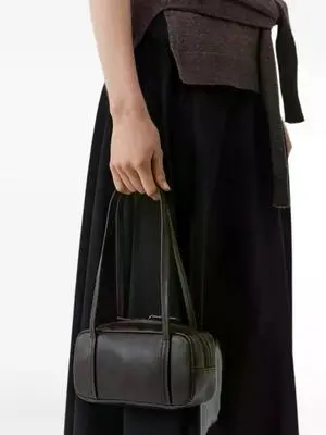 ST. AGNI Petit Dual Zip Shoulder Bag