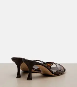 JIMMY CHOO Skye Leopard-print Tpu Mules