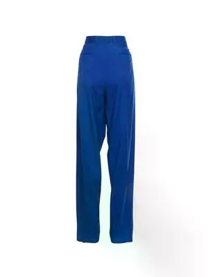 Versace Wool-blend Straight-leg Trousers