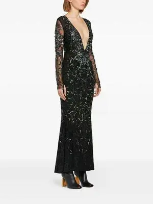 Roberto Cavalli Embellished Fishtail Gown