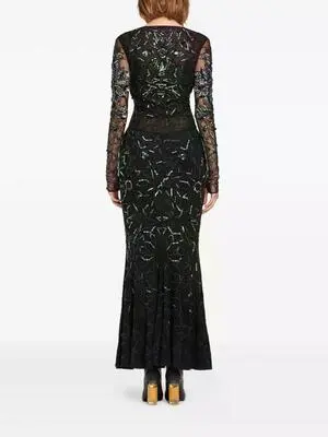Roberto Cavalli Embellished Fishtail Gown