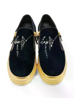 GIUSEPPE ZANOTTI May London Velvet Sneakers