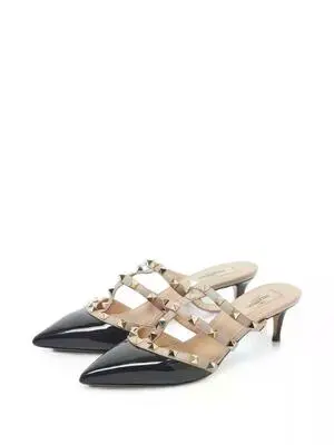 Valentino Garavani Rockstud Leather Heeled Sandals