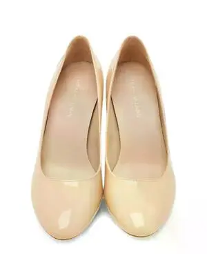STUART WEITZMAN Ariana Leather Heeled Pumps