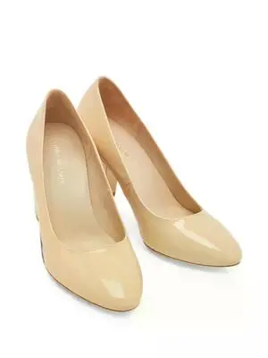 STUART WEITZMAN Ariana Leather Heeled Pumps