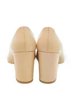 STUART WEITZMAN Ariana Leather Heeled Pumps