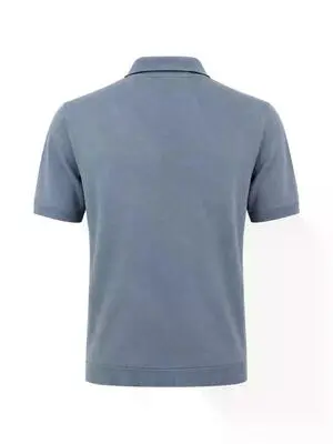 FRANZESE COLLECTION Gossip Ribbed-trim Polo Shirt