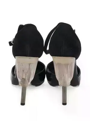 Loewe T-strap Pumps With Sculptural Heel