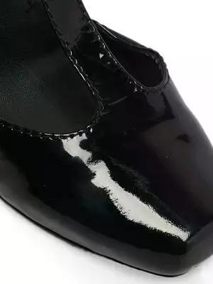 Loewe T-strap Pumps With Sculptural Heel
