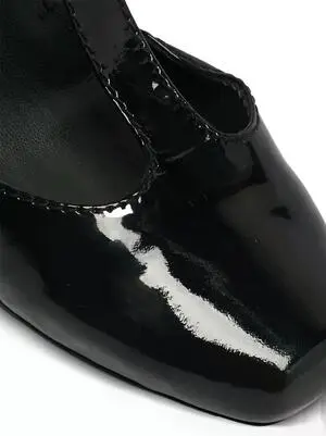 Loewe T-strap Pumps With Sculptural Heel