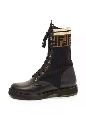 Fendi Rockoko Combat Boots