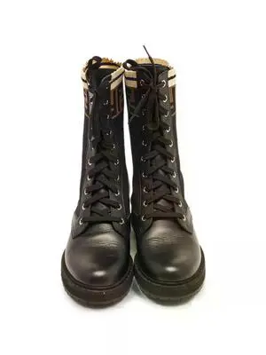 Fendi Rockoko Combat Boots