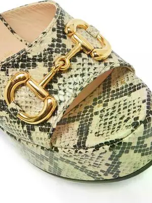 Gucci Horsebit Platform Sandals
