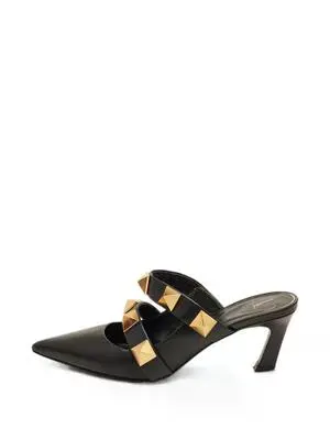 Valentino Garavani Roman Stud Leather Mules