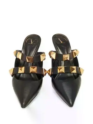 Valentino Garavani Roman Stud Leather Mules