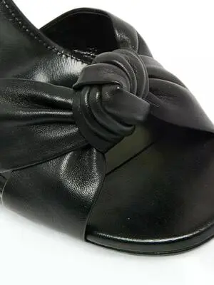 Saint Laurent Bianca Leather Sandals
