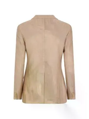 Tagliatore Double-breasted Peak-lapel Blazer - Neutrals