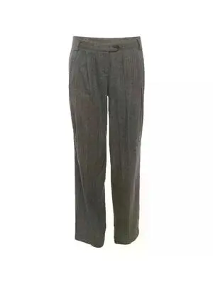 Etro Plaid Wool Wide-leg Trousers