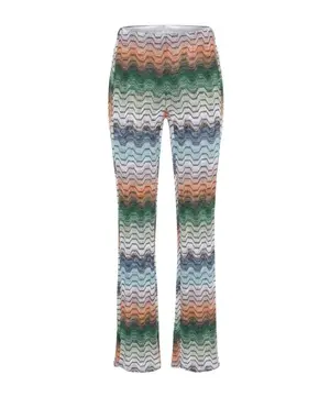 Missoni Zigzag-knit Trousers - Multicolor