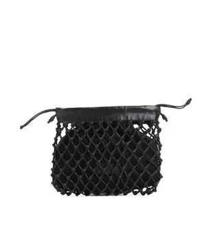 THE FRANKIE SHOP Small Morgan Mesh Pouch Bag