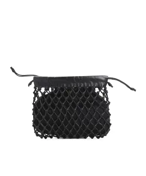 THE FRANKIE SHOP Small Morgan Mesh Pouch Bag