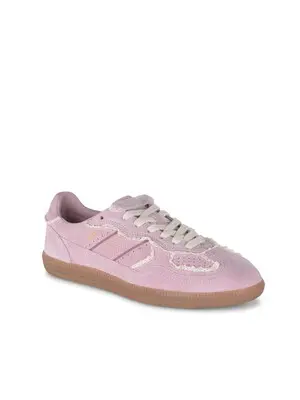 ALOHAS Crochet Trim Low-top Sneakers