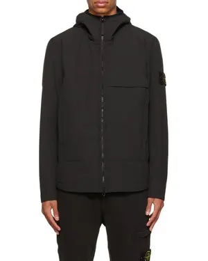 Stone Island Compass-patch Hooded Jacket