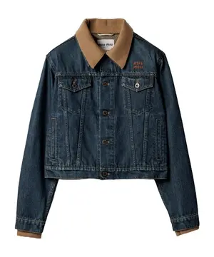 Miu Miu Button-up Denim Jacket