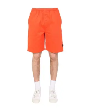 StÜssy Iconic Logo Bermuda Swimwear - Orange