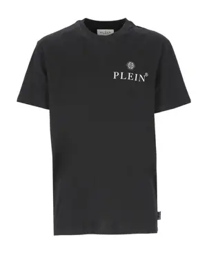 Philipp Plein Logo Printed Crewneck T-shirt - Black
