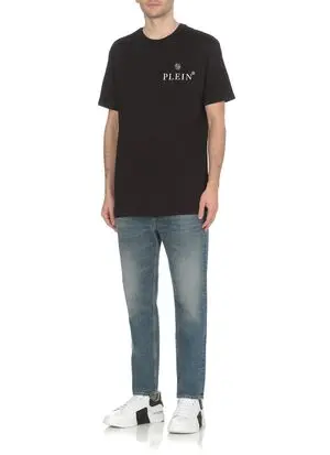 Philipp Plein Logo Printed Crewneck T-shirt