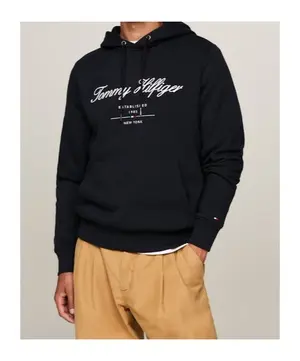 Tommy Hilfiger Logo Embroidered Hoodie