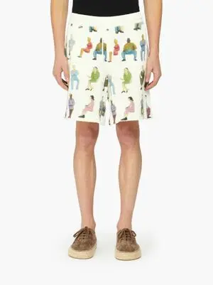 J.W.ANDERSON Jw Anderson Waffle-texture Drawstring Shorts