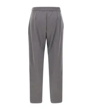 KAOS Pressed-crease Trousers With Elasticated Waist