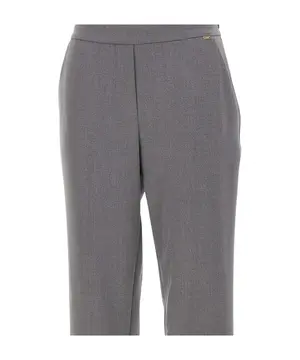 KAOS Pressed-crease Trousers With Elasticated Waist